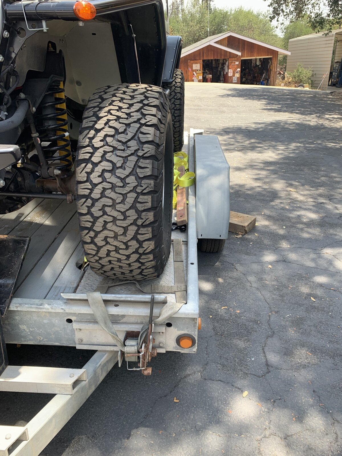 Will this trailer setup get my TJ 30 miles to the shop? | Page 3 | Jeep ...