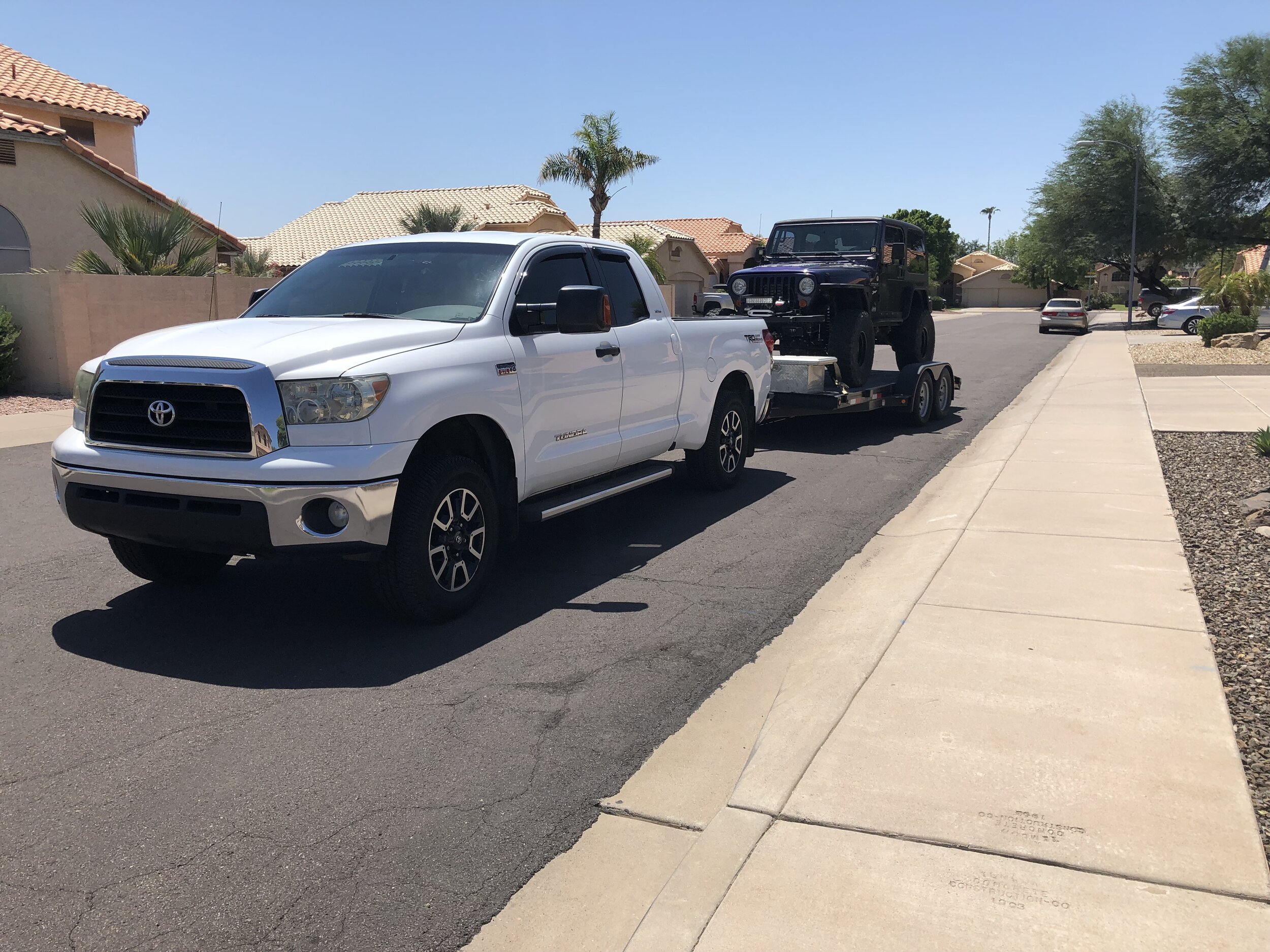 Flatbed trailer for TJ Unlimited | Jeep Wrangler TJ Forum