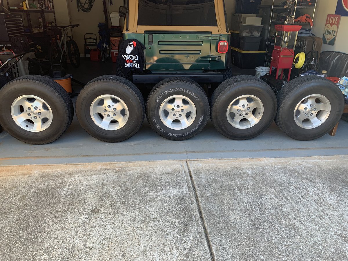 SOLD - Jeep Wrangler Canyon Wheels and 31 in. Tires | Jeep Wrangler TJ ...