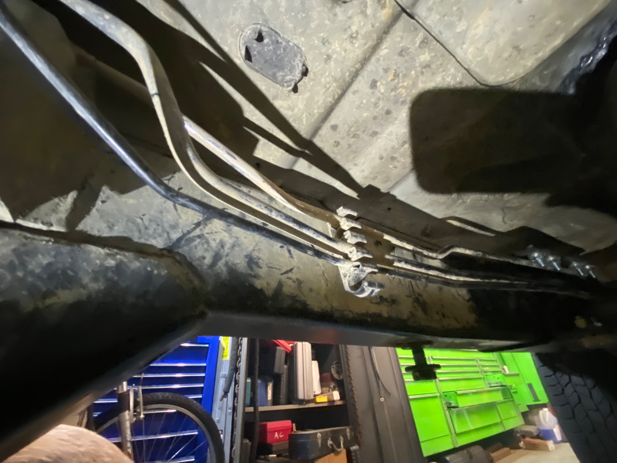 Fuel / brake line frame clip / harness | Jeep Wrangler TJ Forum