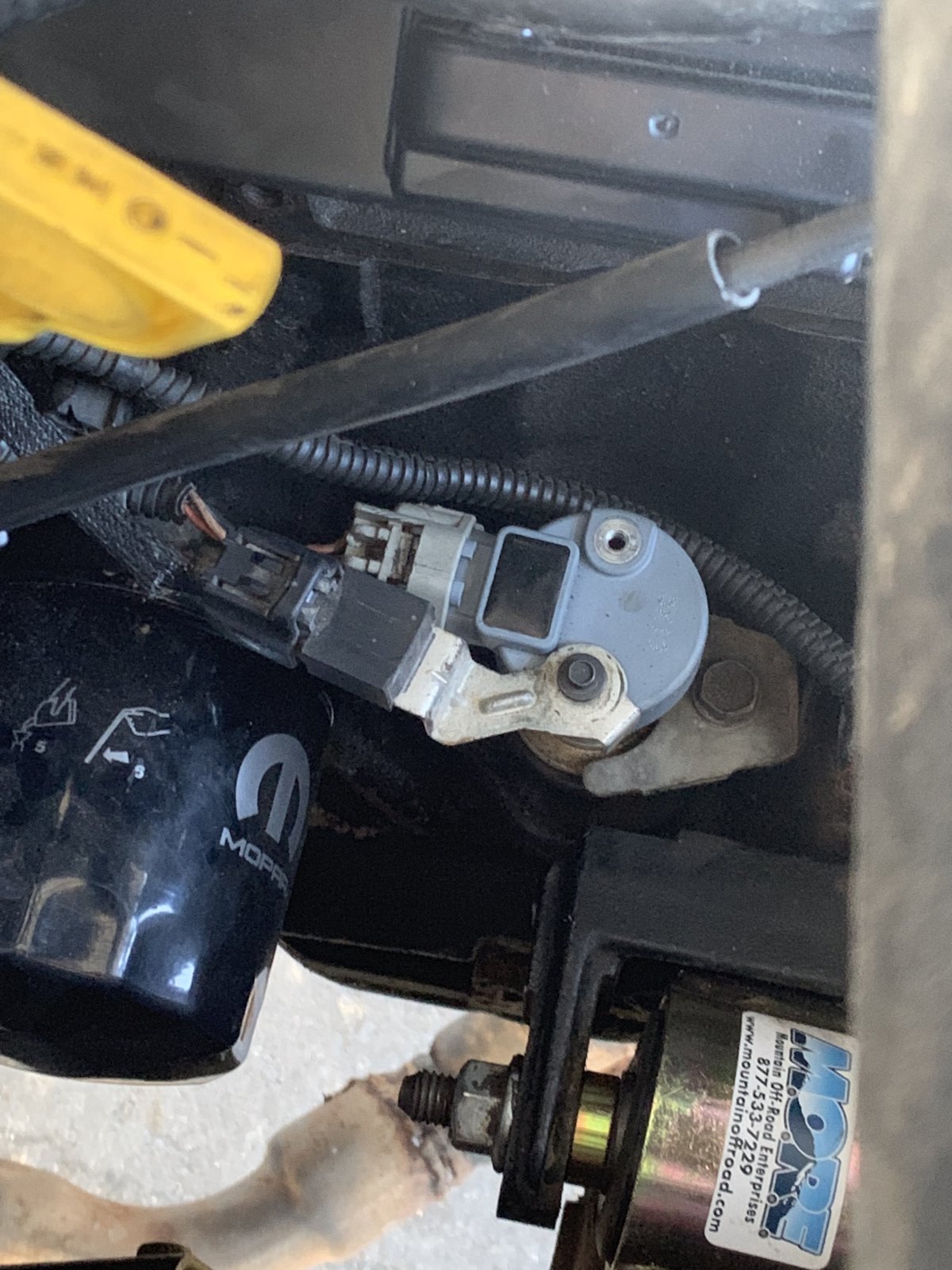 What is this sensor on top of the CPS? | Jeep Wrangler TJ Forum